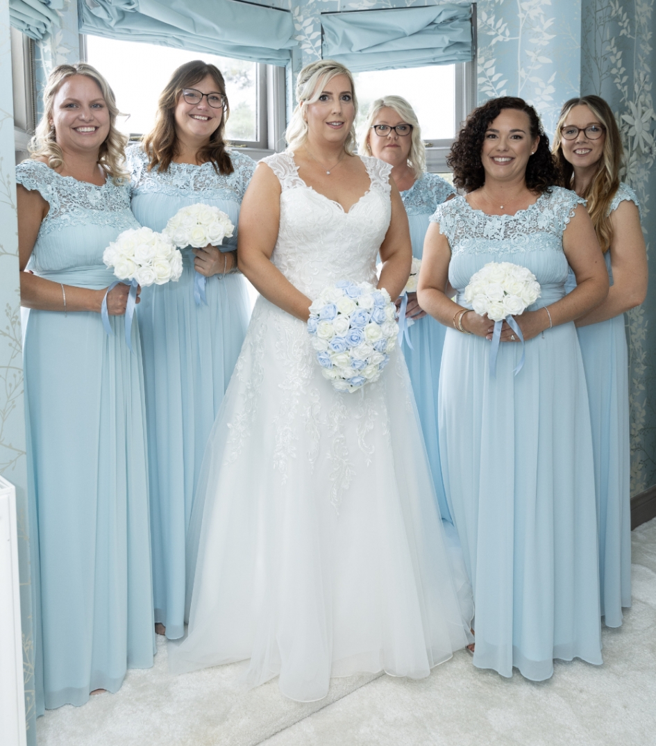 Julie & Josh’s ‘Something Blue’ September Wedding | Southdowns Manor